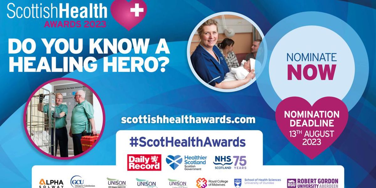 Nominations now open for the Scottish Health Awards 2023 | NHS Fife